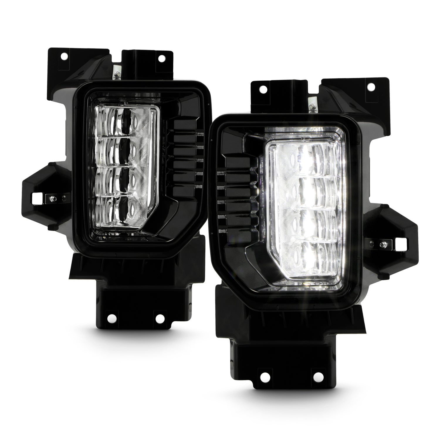 AKKON - Fits 2020-2023 GMC Sierra 2500HD 3500HD Pickup LED Bumper Chro