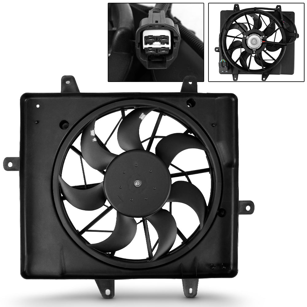 AKKON - For CH3115146 Radiator AC A/C Condenser Cooling Fan Assembly F